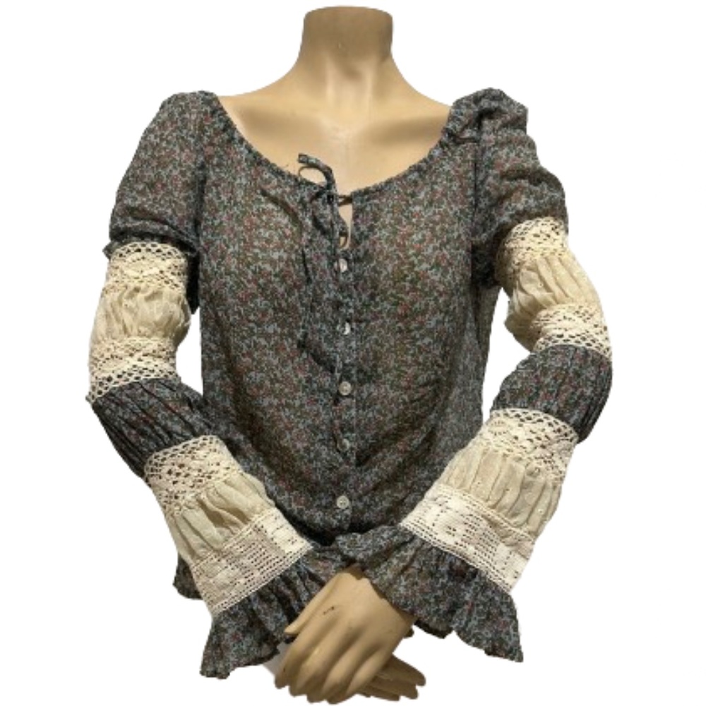 Rare-Vintage Razzle Dazzle Floral French Style 80s Fl… - Gem